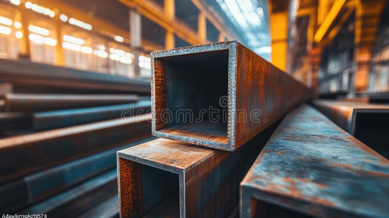 Storage of Steel Rectangular and Square Profiles in a Metal Warehouse ...