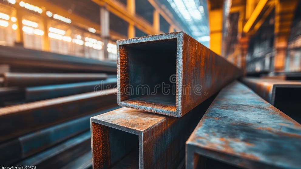 Storage of Steel Rectangular and Square Profiles in a Metal Warehouse ...