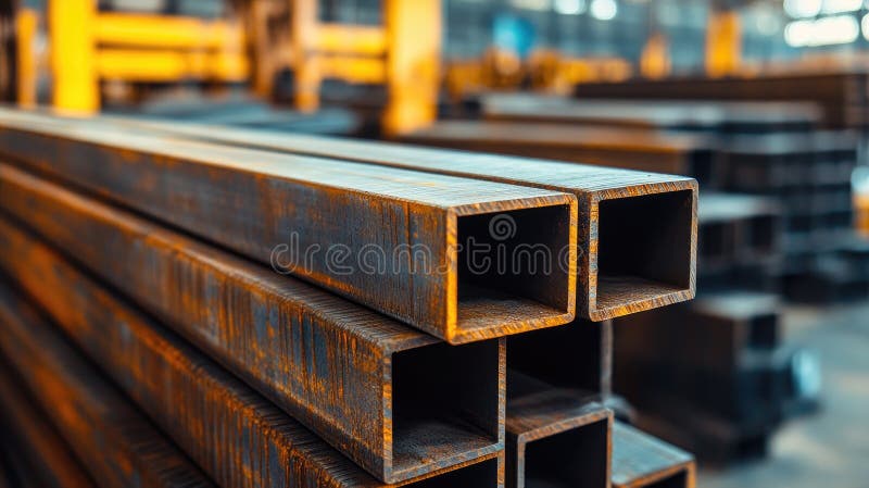 Storage of Steel Rectangular and Square Profiles in a Metal Warehouse ...