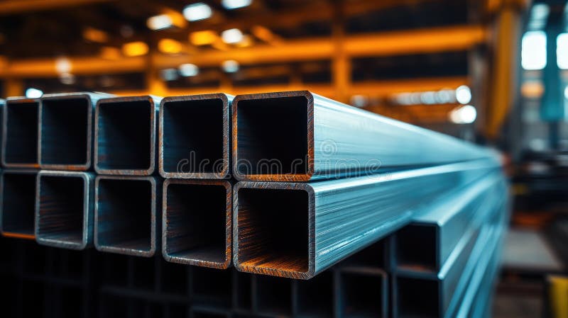 Storage of Steel Rectangular and Square Profiles in a Metal Warehouse ...