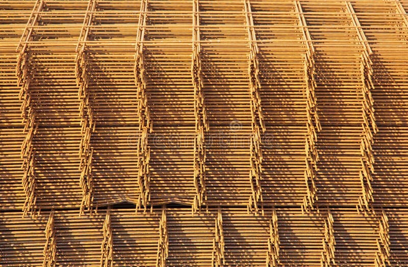 Storage of Steel Reinforcement Stock Image - Image of metal, battery ...