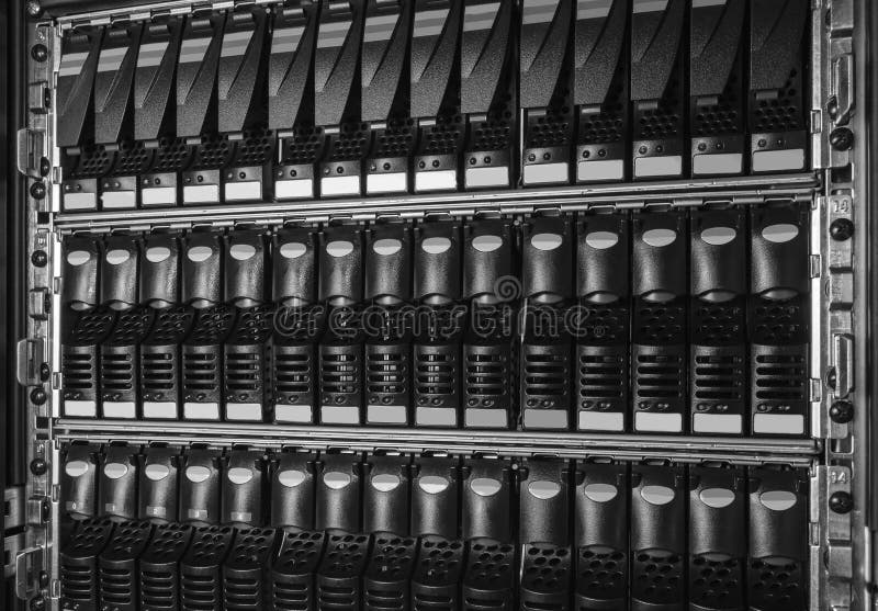 Storage System in the Data Center Stock Photo - Image of hotspare, disk ...
