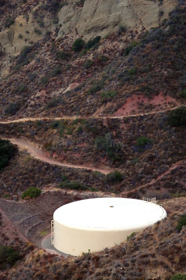 Storage Tank stock image. Image of foothills, hiking, break - 1347361