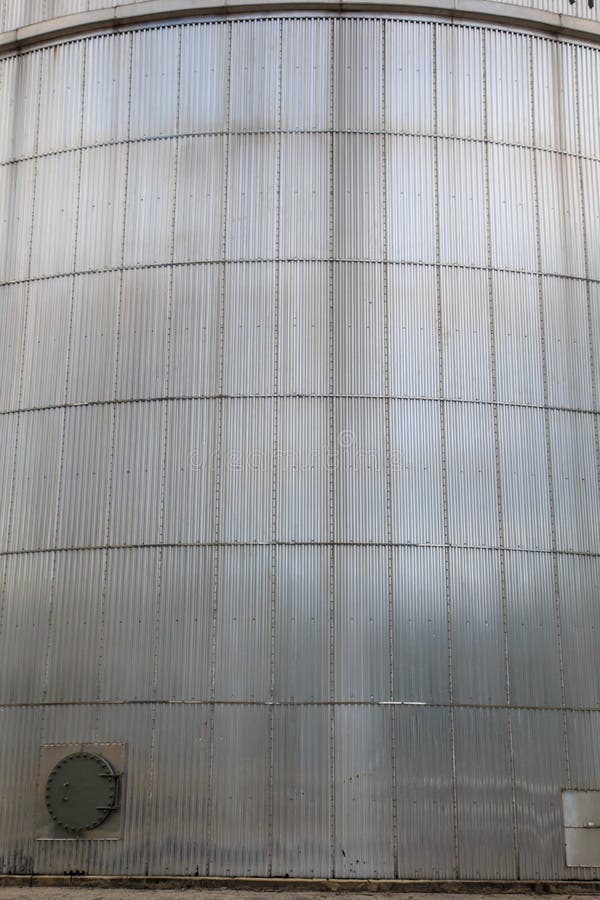 Storage Tank Cladding Insulation. Stock Image - Image of marine, object ...