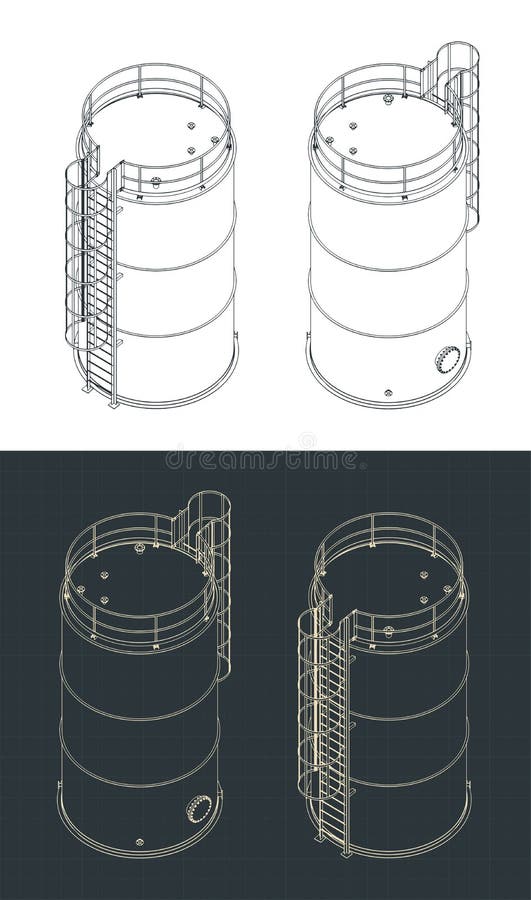 Isometric Storage Tanks Stock Illustrations – 150 Isometric Storage ...