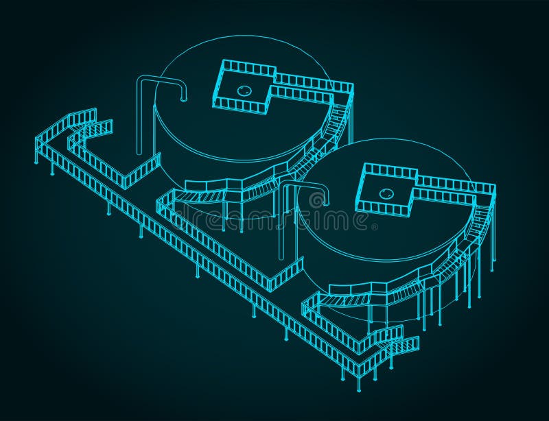 Storage Tank stock vector. Illustration of chemical - 318379600