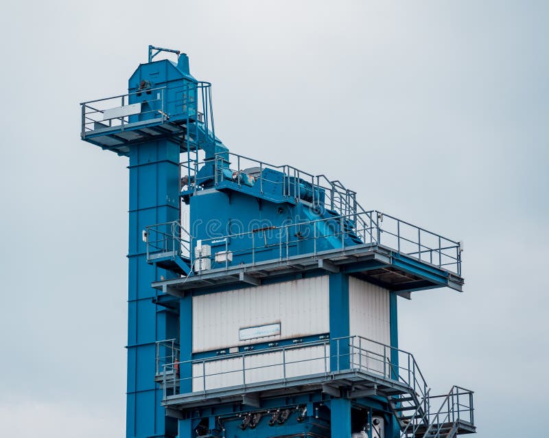 Storage Tanks Cultivated Agricultural Crops Processing Plant Stock ...