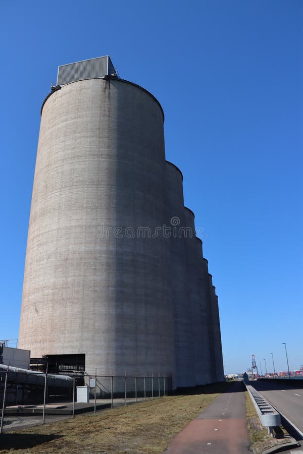 Storage Tanks with General Cargo Such As Coal from EBS Editorial Image ...