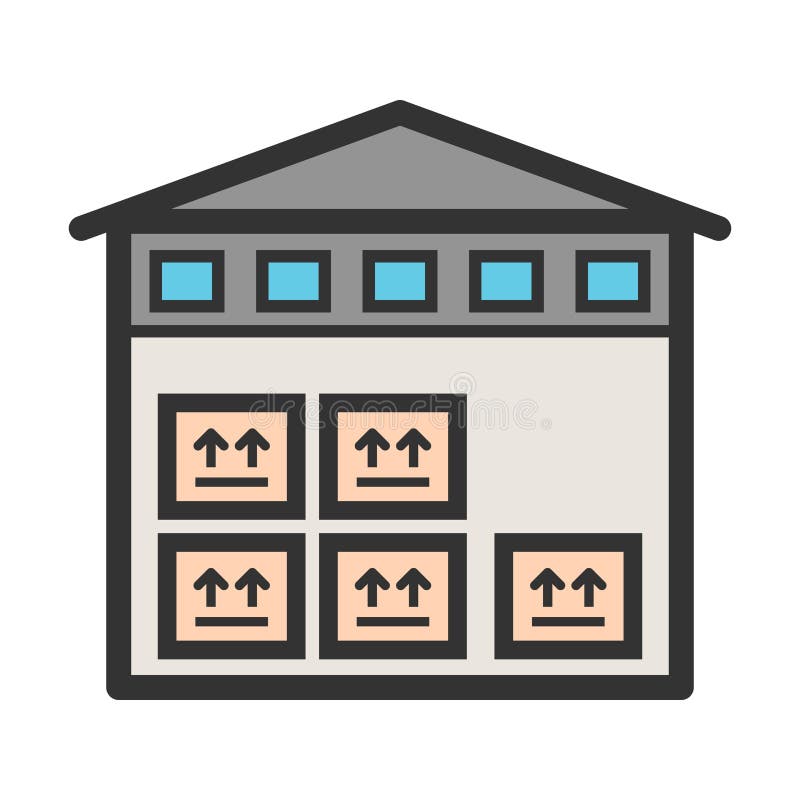 Storage Unit stock vector. Illustration of warehouse - 74988892