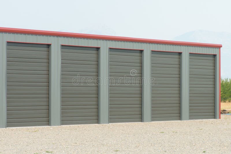 Storage Unit stock image. Image of move, burgundy, security - 33119595