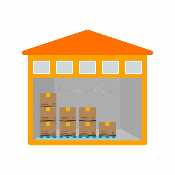 Storage Unit Icon Vector Image. Stock Vector - Illustration of symbol, line: 373532733