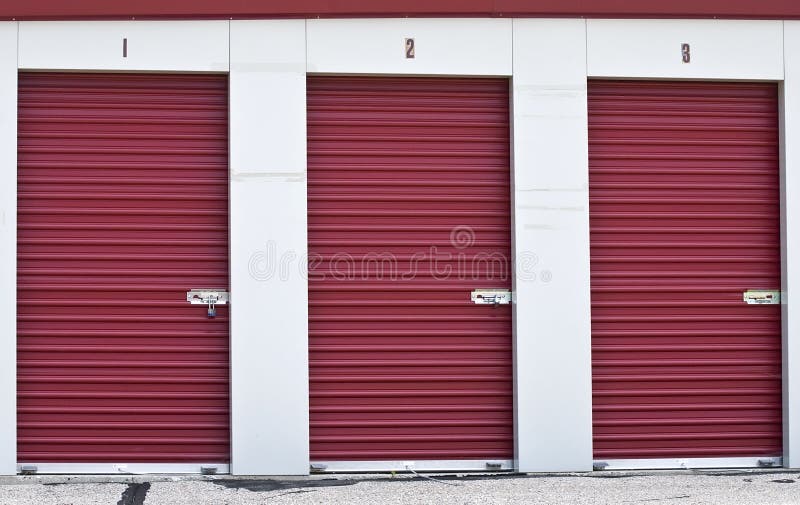 Self storage units stock image. Image of open, belongings - 9050577