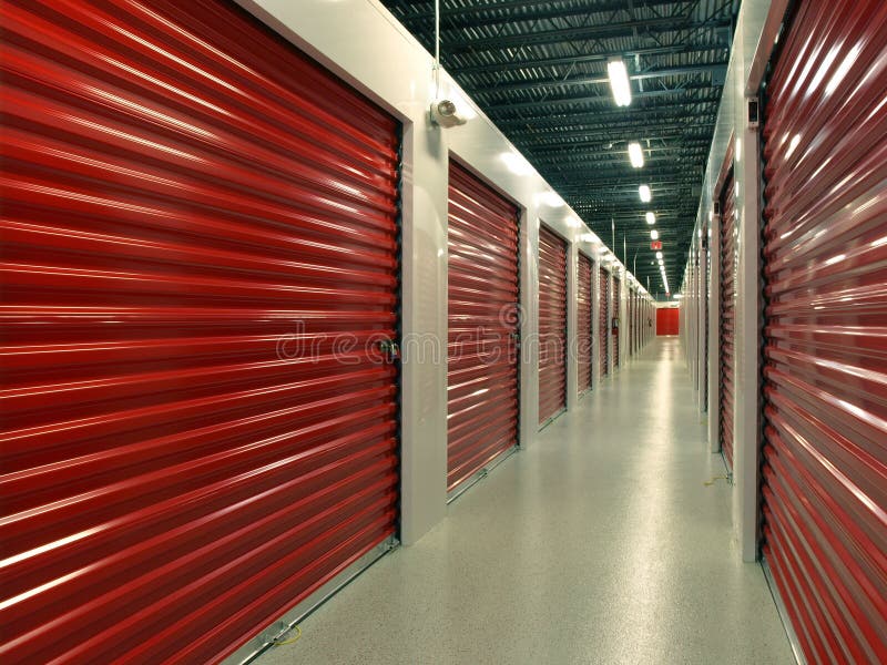 Self storage units stock image. Image of open, belongings - 9050577