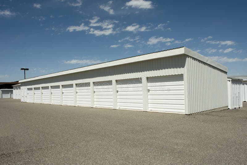 Personal Rental Storage Units Stock Image - Image of buildings ...