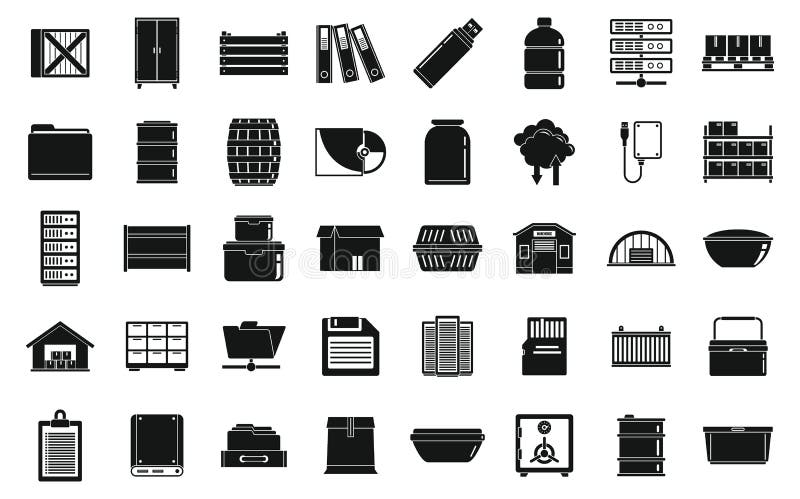 Storage Computer Folder Icon Flat Isolated Vector Stock Vector ...
