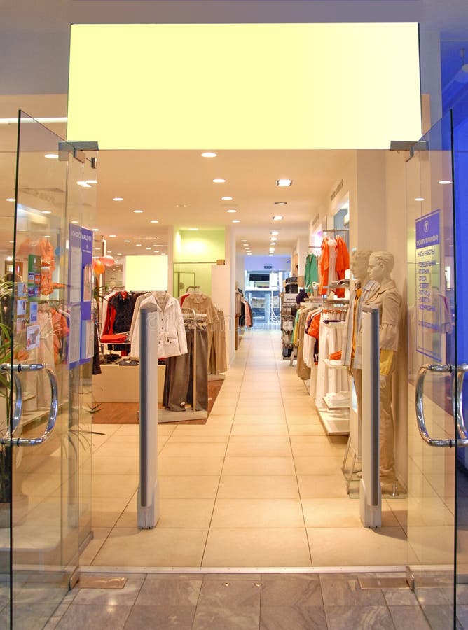 Store stock image. Image of outfit, collection, money - 7962233