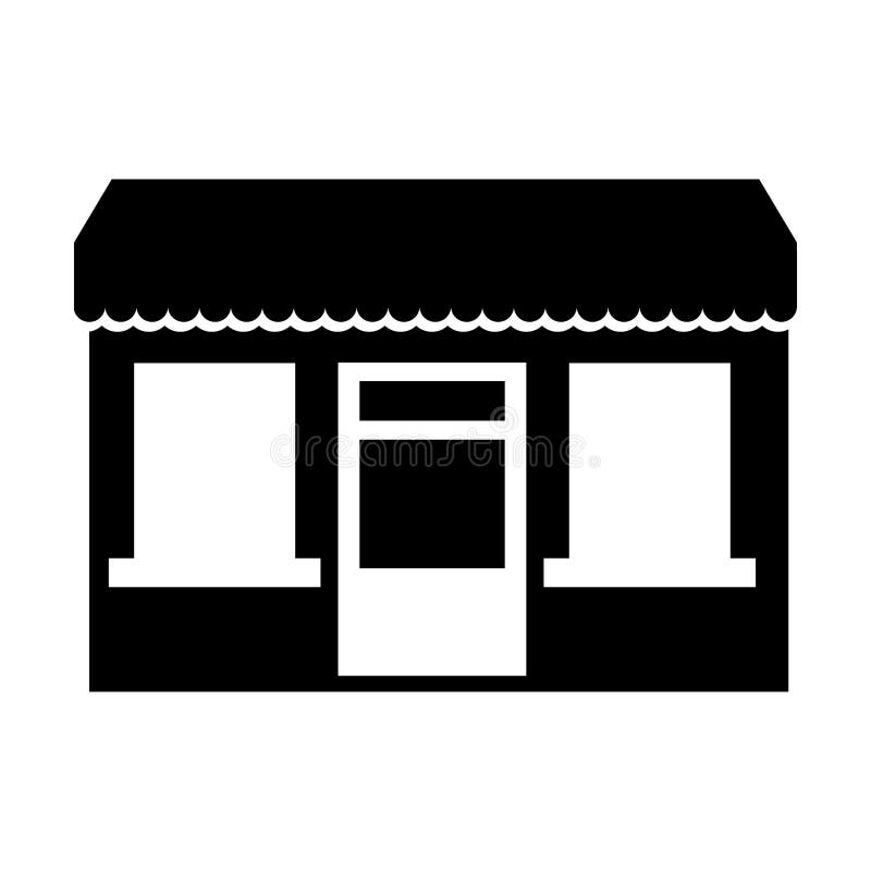 Store Building Isolated Icon Stock Vector - Illustration of real ...