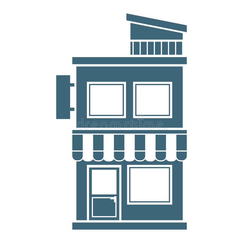 Store Building. Vector Illustration Decorative Design Stock Vector ...