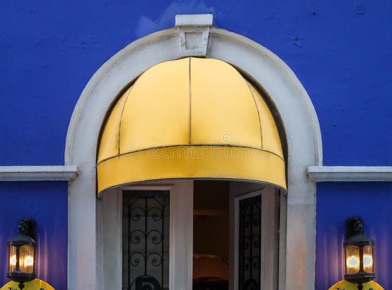 Store canopy stock image. Image of lanterns, canopy, front - 84717193