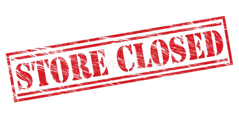 Store Closed Vector Design Template Illustration Stock Vector ...