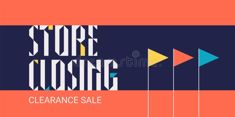 Store Closing Vector Illustration, Background Stock Vector ...