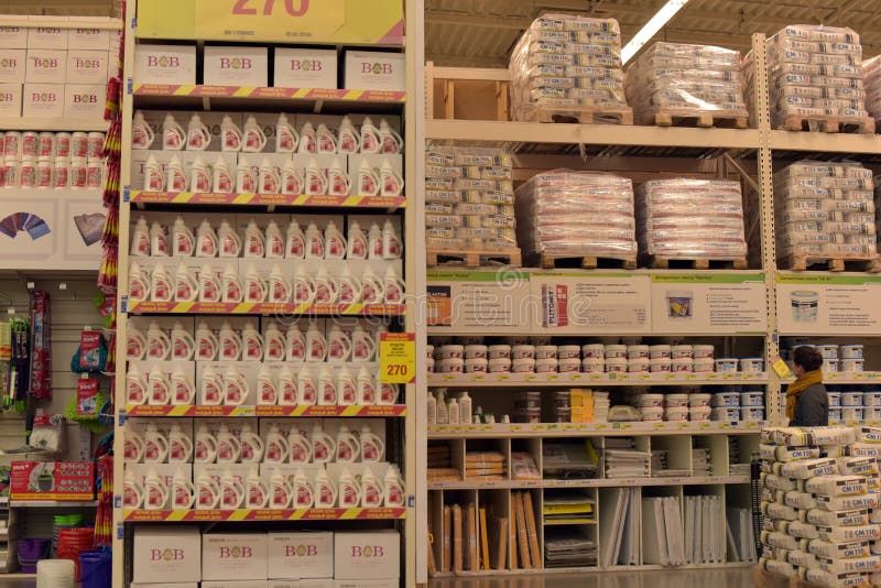 Store Construction Materials and Household Goods Editorial Image ...