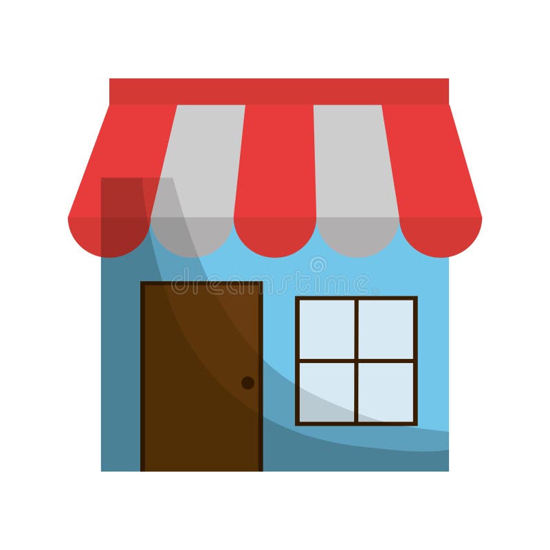 Store facade icon image stock illustration. Illustration of boutique ...