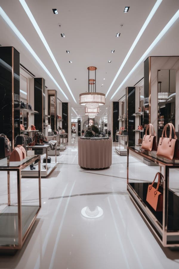 A Store Filled with Lots of Handbags and Purses. AI Generative Image ...