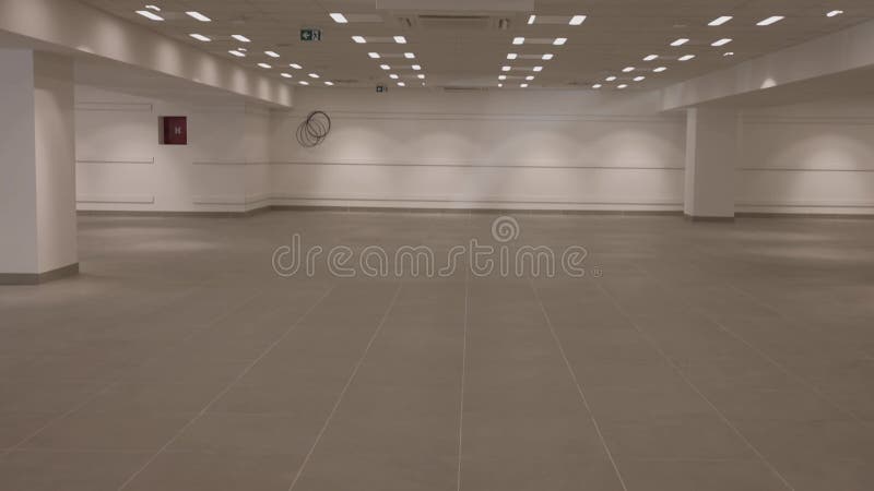 Empty Retail Space stock video. Video of interior, work - 258883595