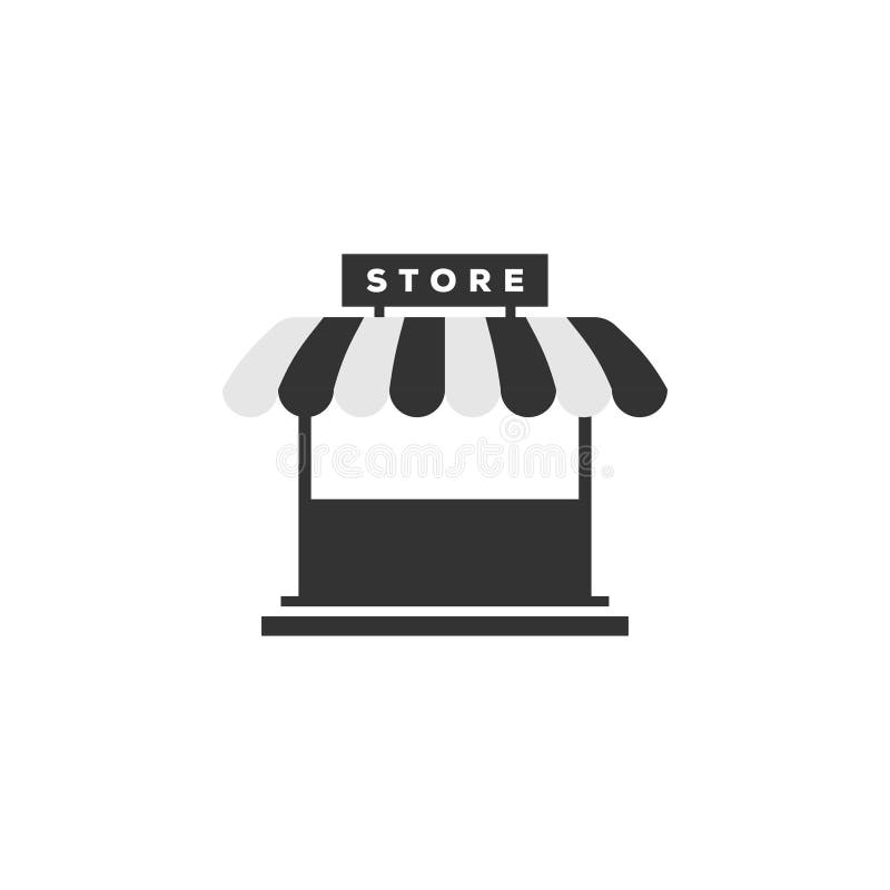 Store Front Icon Graphic Design Template Vector Stock Vector ...