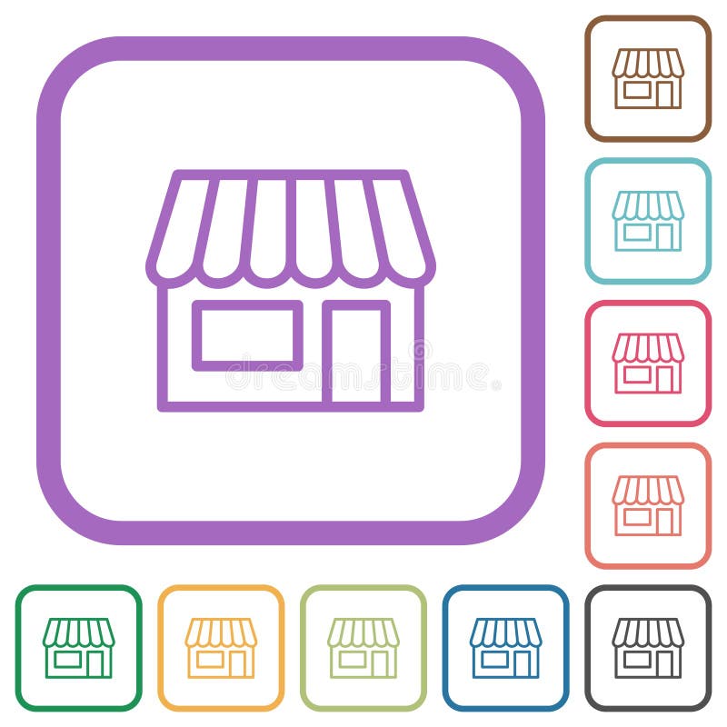 Store Front Outline Stock Illustrations – 11,590 Store Front Outline ...