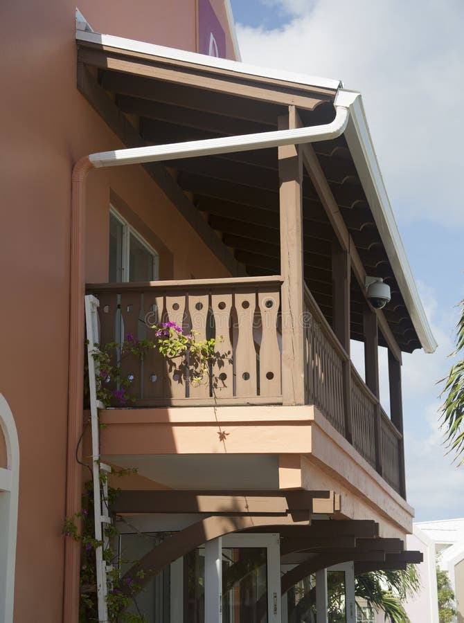 Store Front in St Thomas stock photo. Image of balcony - 39468142