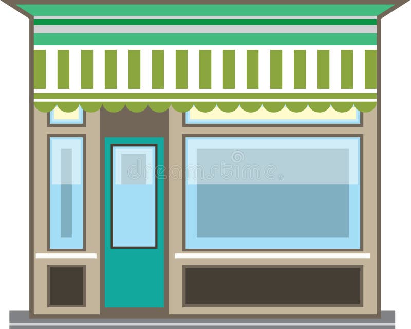 Store Front Vector stock vector. Illustration of architecture - 53556716