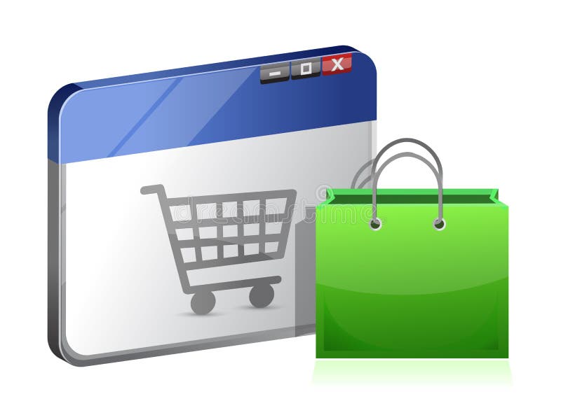 Store icon browser stock illustration. Illustration of concept - 28800099