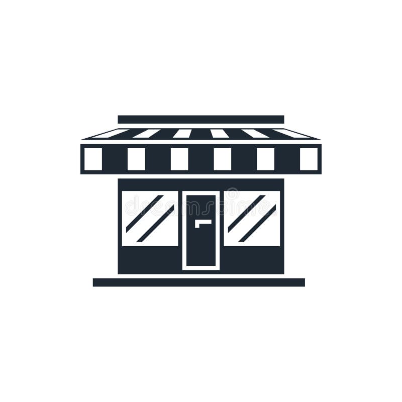 Store icon, shopping sign stock vector. Illustration of development ...