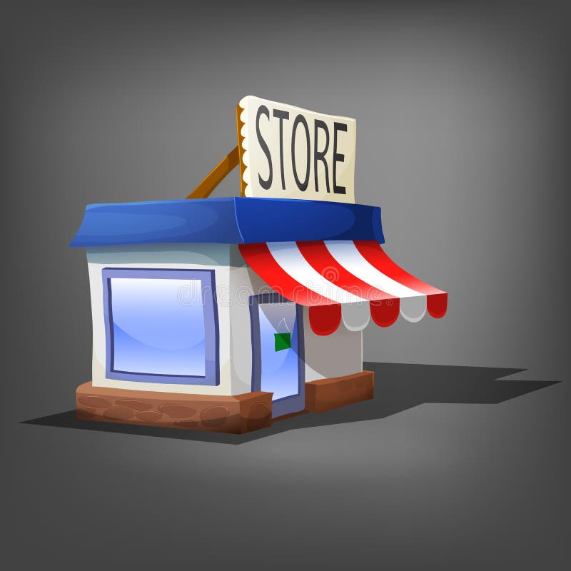 Store Icon. Vector Illustration. Stock Vector - Illustration of ...