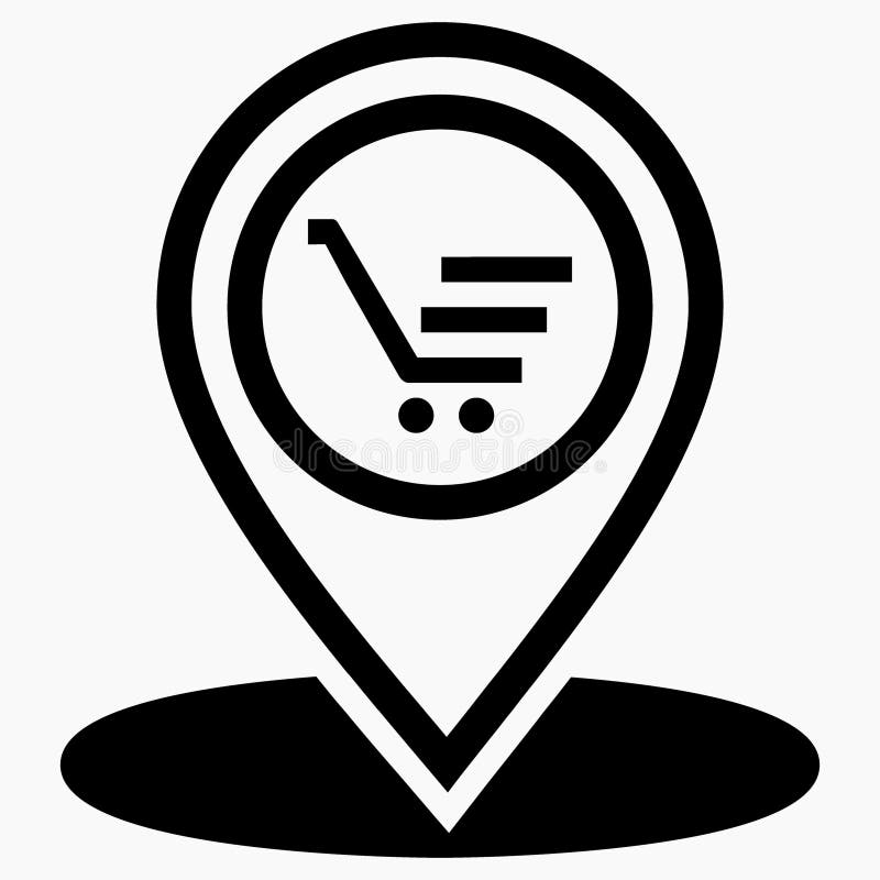 Store location icon stock vector. Illustration of technology - 275347598
