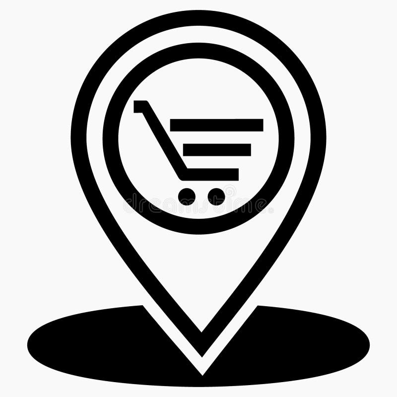 Store location icon stock vector. Illustration of logo - 275347615