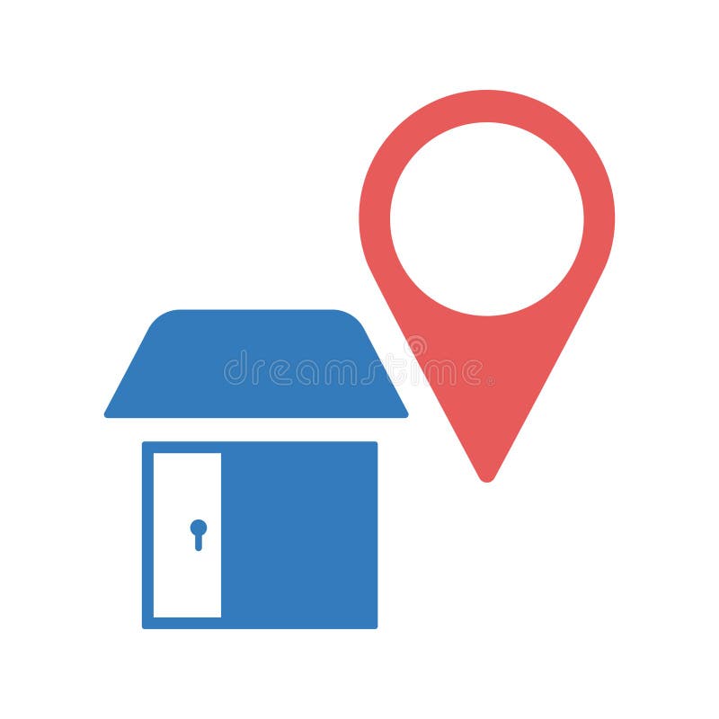 Store location icon stock vector. Illustration of logo - 275347615