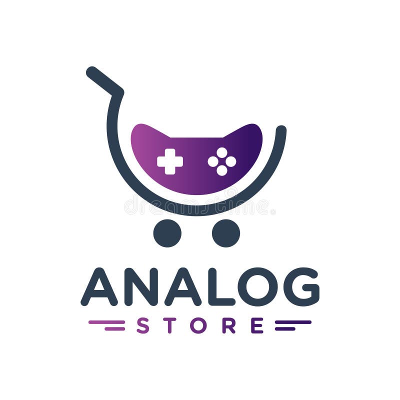 Store Logo Sales Joystick Game Stock Image - Image of online, button ...