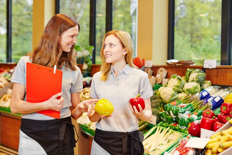 Store Manager in Supermarket Stock Image - Image of checklist ...