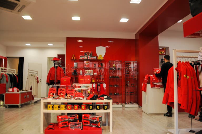 Ferrari Objects Shop in Rome Editorial Photography - Image of ...