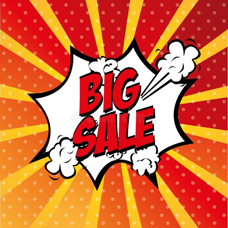 Store pop art label stock vector. Illustration of fashion - 59188505