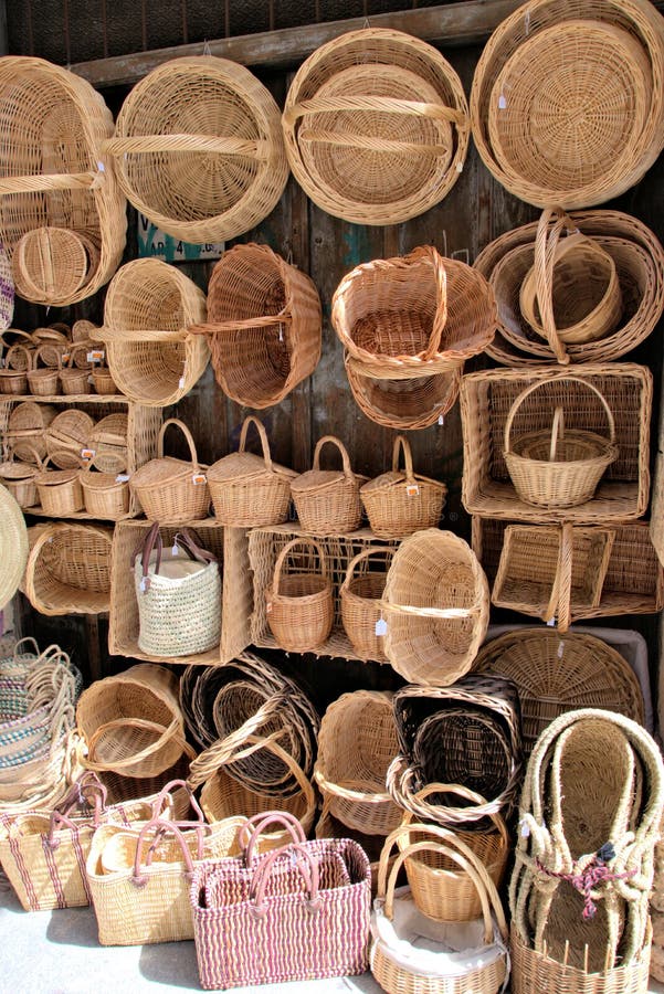 Bamboo woven baskets stock image. Image of historic - 120073787