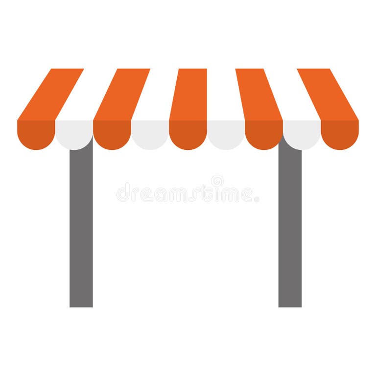 Store shade icon image stock vector. Illustration of facade - 81783867