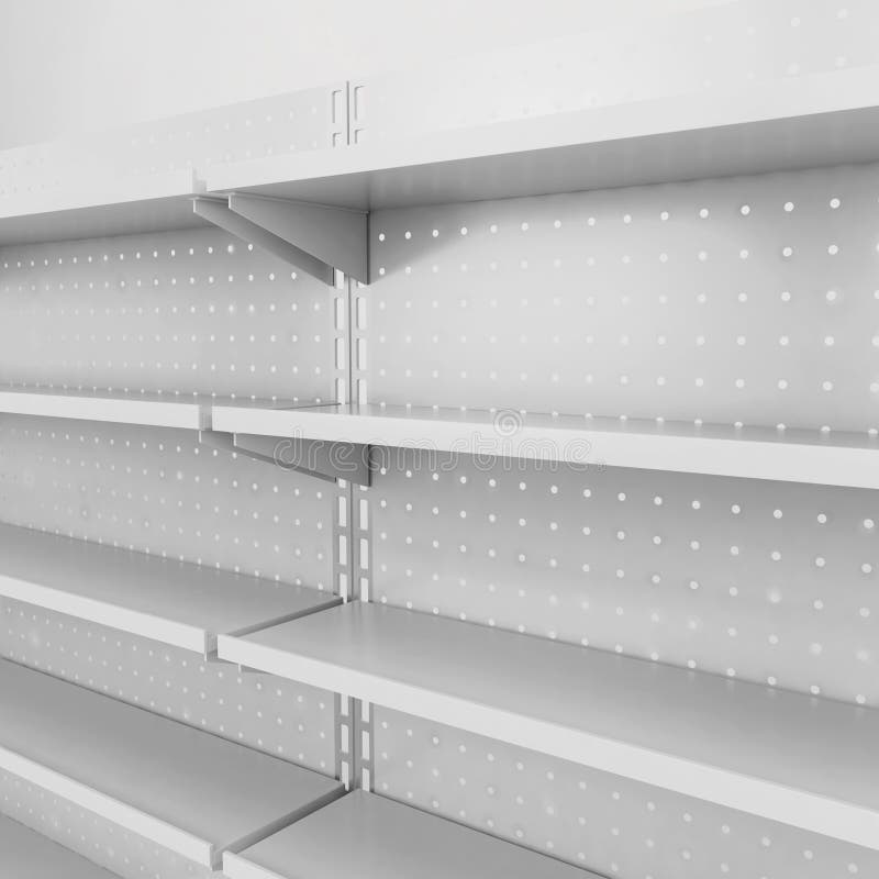 Store shelves stock illustration. Illustration of display - 44289672