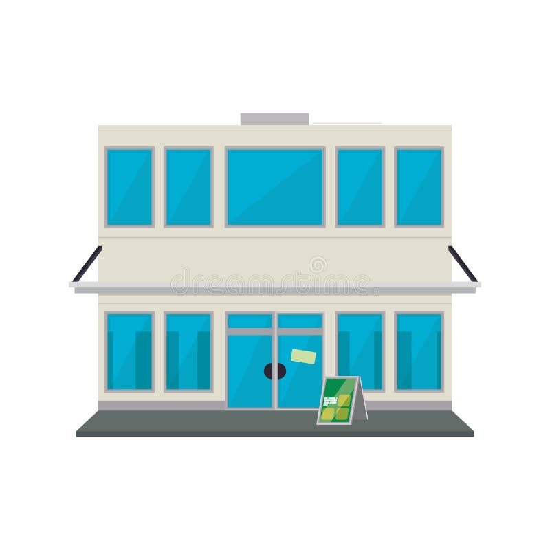 Store shop building stock illustration. Illustration of architecture ...