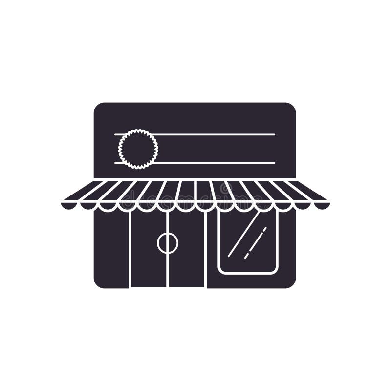 Store shop building stock illustration. Illustration of retail - 89209321