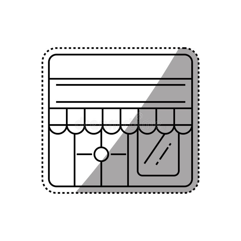 Store shop building stock illustration. Illustration of interior - 89336772