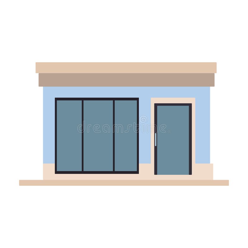 Store shop building stock vector. Illustration of boutique - 143348627